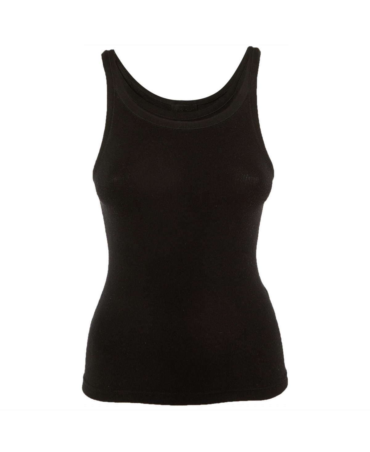 Click here for Pre-Owned Moncler Womens Rib Knit Tank Top - Black prices