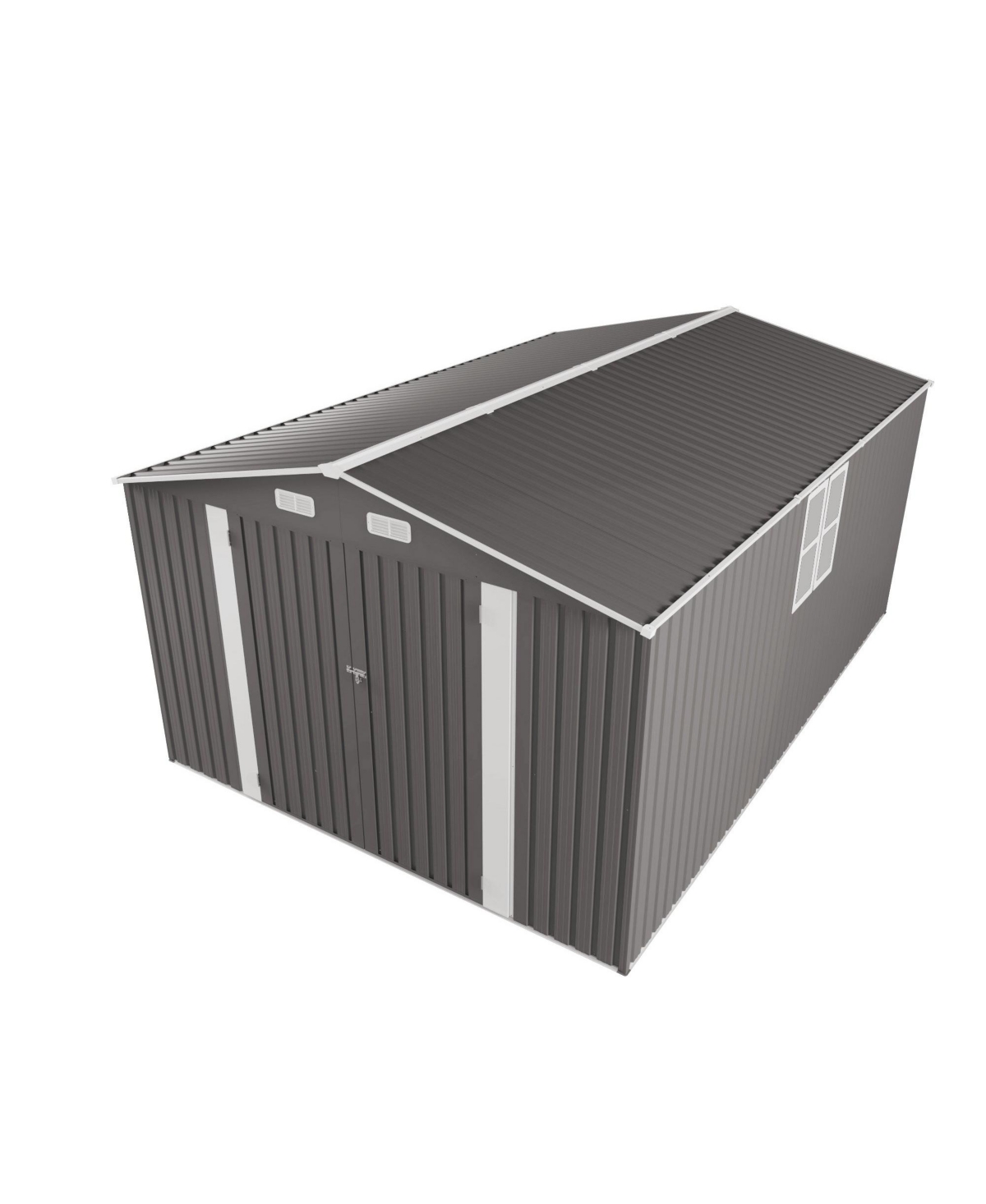 Click here for Mondawe Outdoor Metal Storage Shed With 3 Lockable... prices