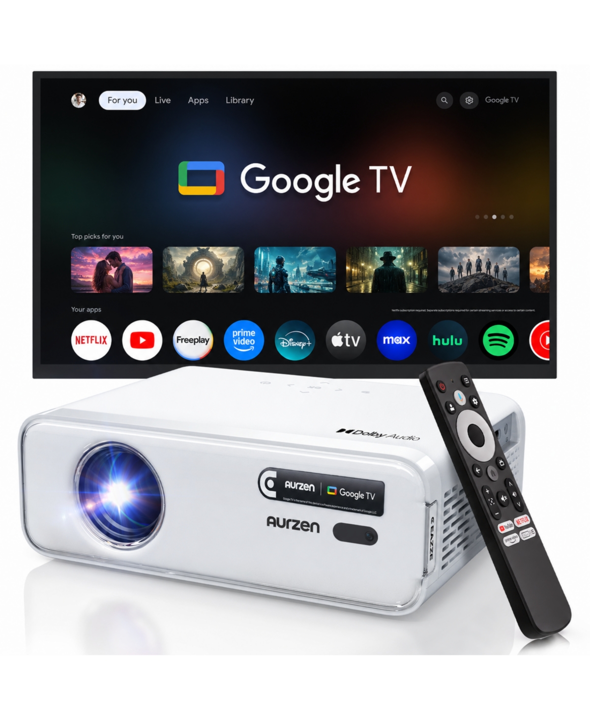 Click here for Aurzen Mini Smart Projector with NetfIix Included... prices