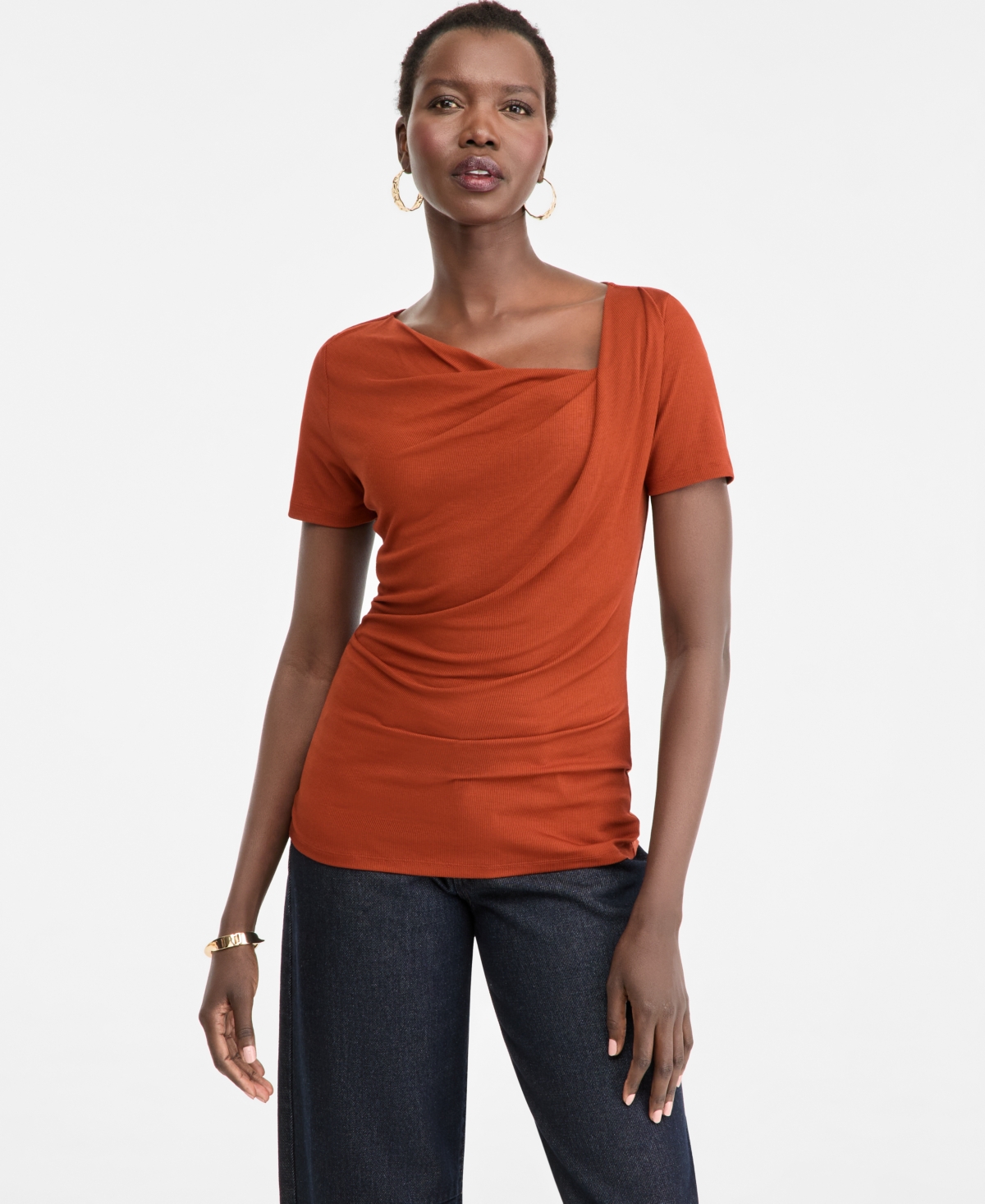 Click here for I.n.c. International Concepts Womens Asymmetric-Ne... prices