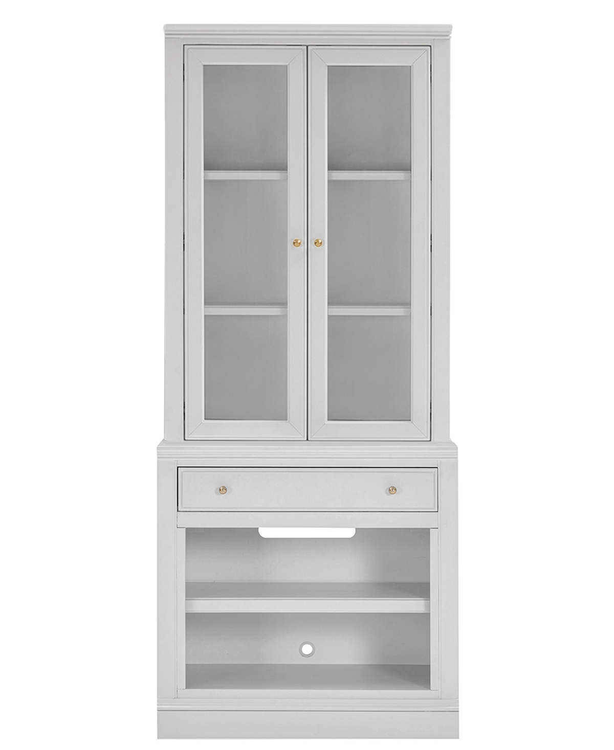 Click here for Amren 32 Wood Base with Drawer and Open Storage Hu... prices
