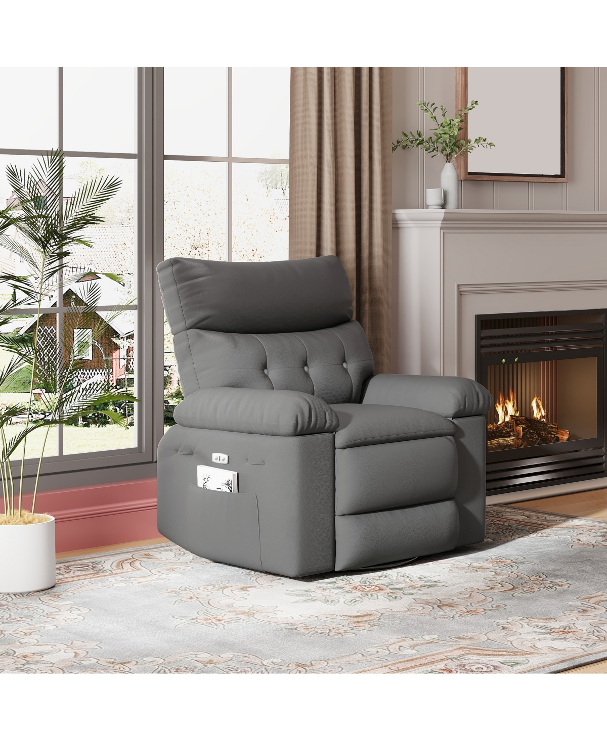 Click here for gaomon Extra Wide Oversized Manual Recliner Sofa L... prices