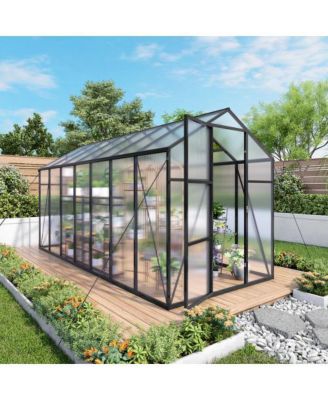 Click here for Lovmor 6.5 Ft Wood Polycarbonate Cold Frame Greenh... prices
