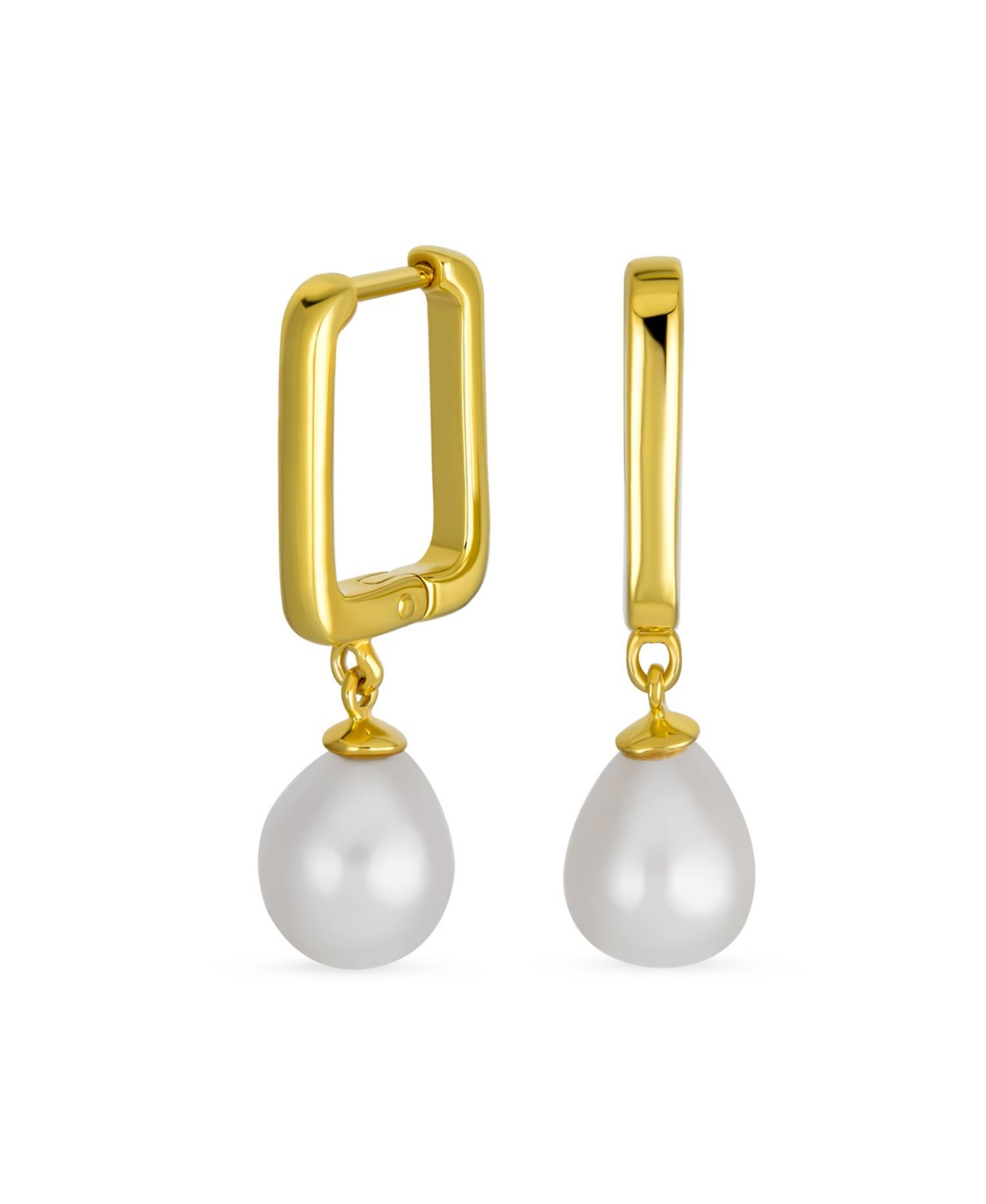 Click here for Bling Jewelry Modern Freshwater Teardrop Pearl Dan... prices