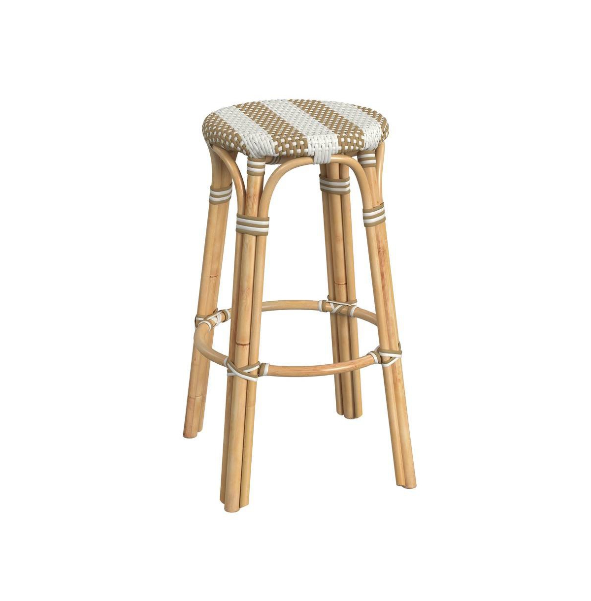 Click here for Butler Specialty Tobias Round Rattan 30 Bar Stool... prices