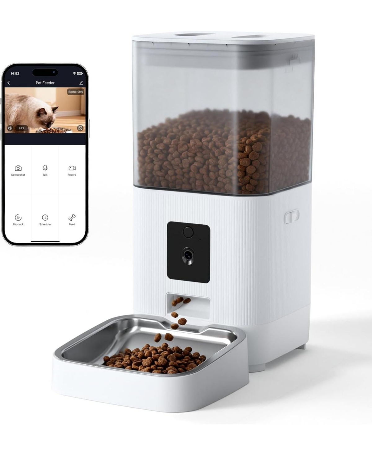 Click here for Cowsar Automatic Pet Feeder with Camera  WiFi  for... prices