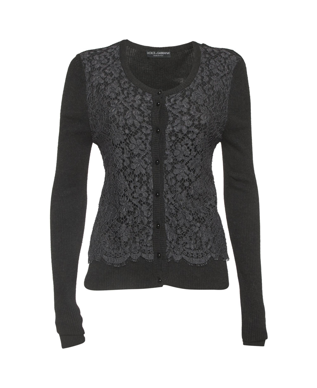 Click here for Pre-Owned Dolce & Gabbana Womens Lace And Rib Knit... prices