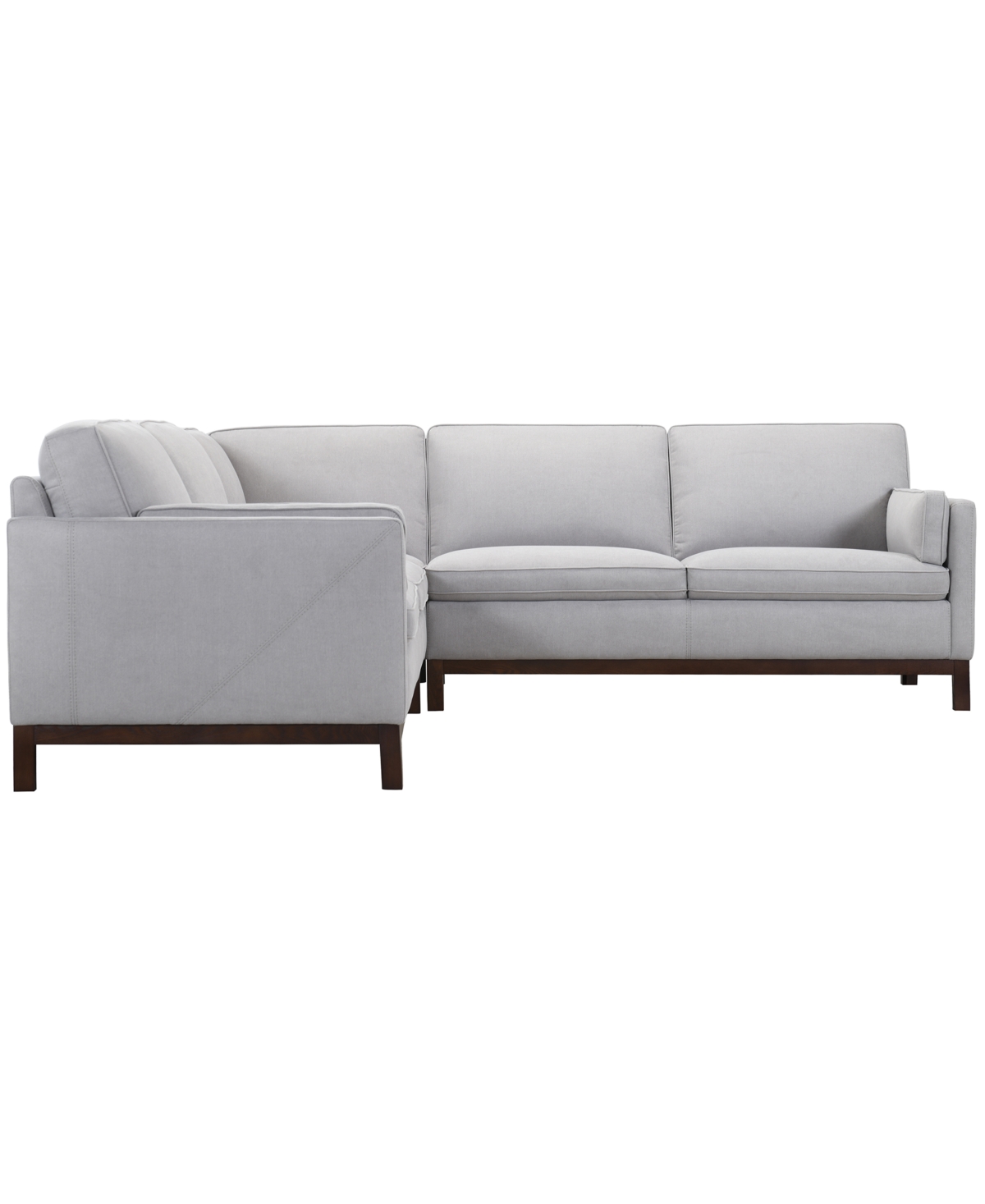 Click here for Virton 3-Piece Fabric L-Shape Sectional Sofa - Dov... prices