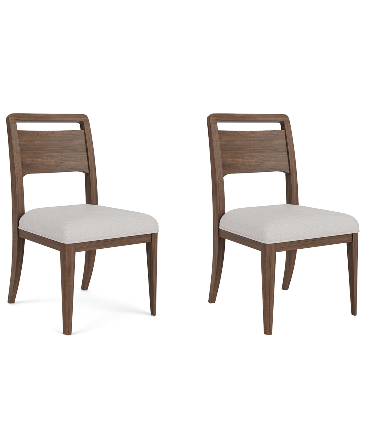 Click here for Amelie 2-Piece Wood Dining Chair Set - Nouveau Wal... prices