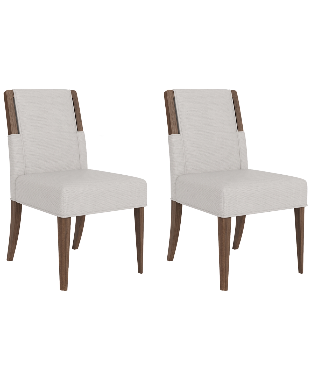 Click here for Amelie 2-Piece Wood Upholstered Dining Chair Set -... prices