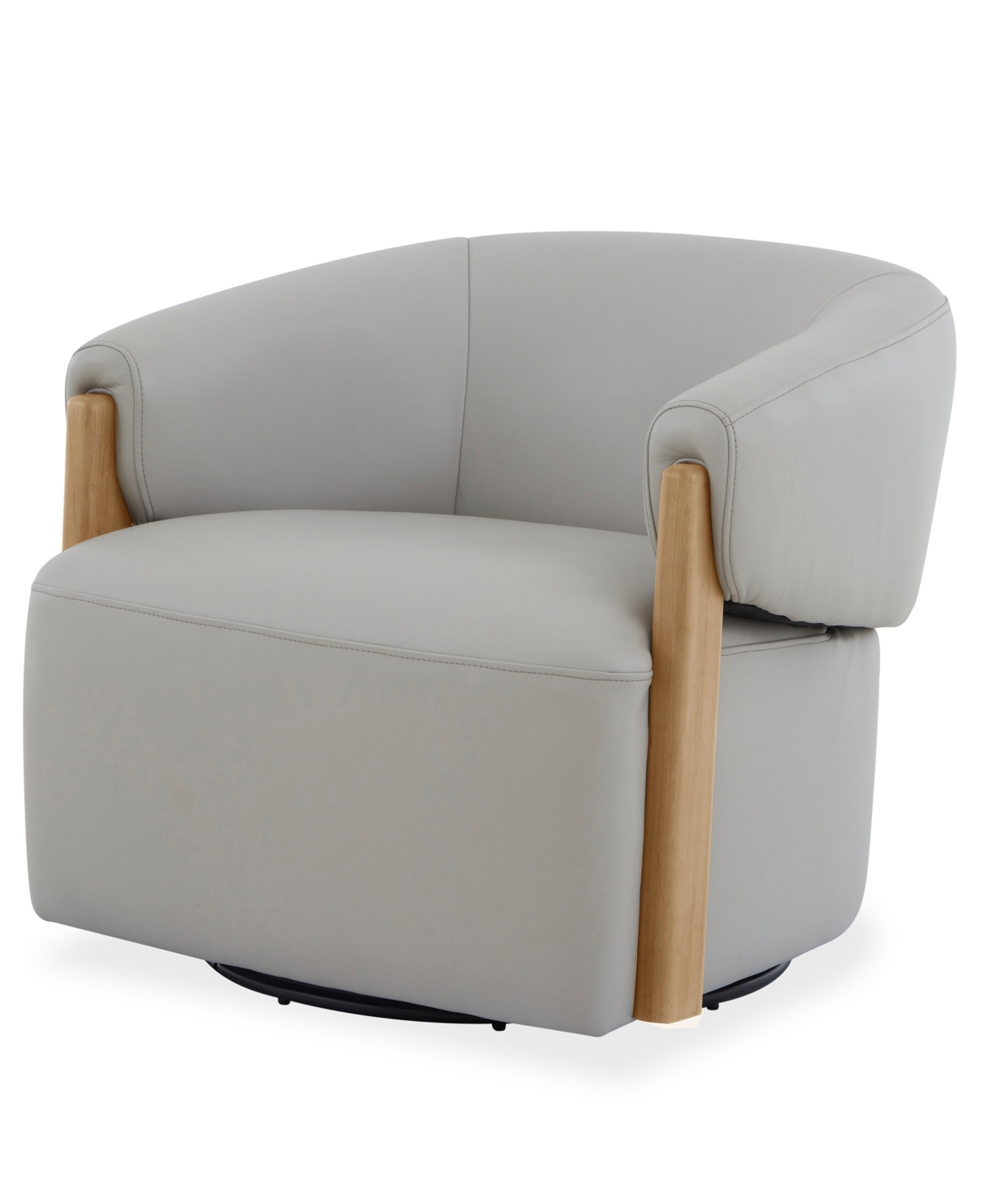 Click here for Aggie 28 Leather Accent Chair - Pearl prices