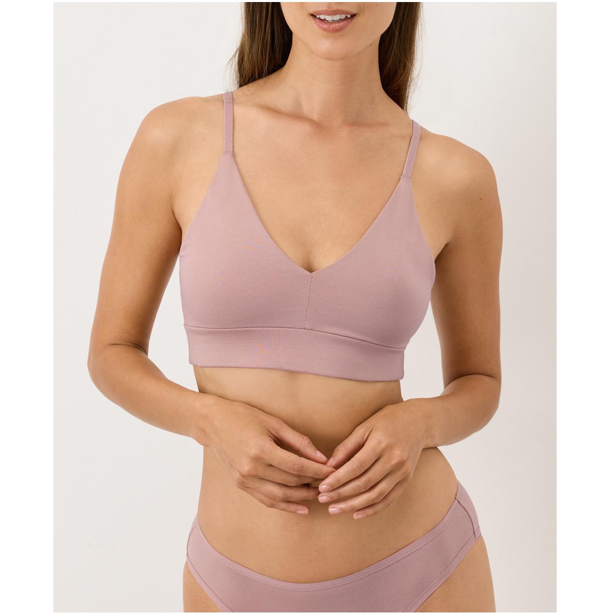 Click here for Pact Womens Everyday Classic T-Shirt Bra - Dusted... prices