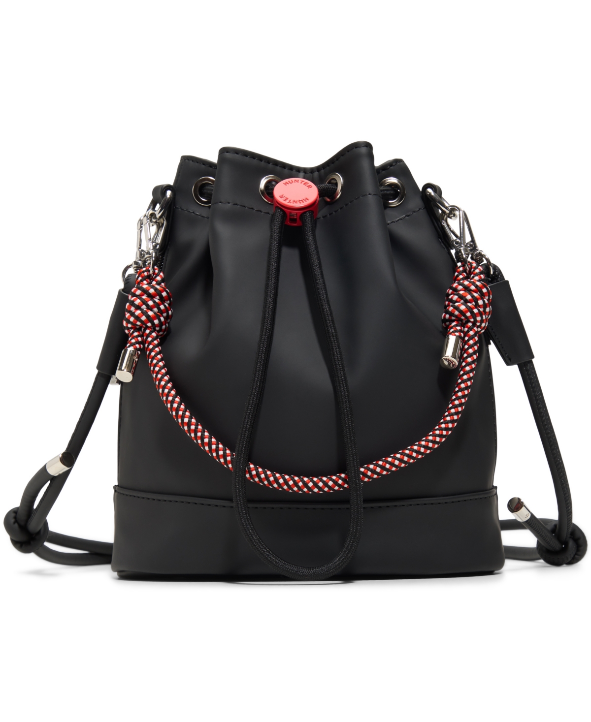 Click here for Hunter Mens Sway Bucket Crossbody Bag - Black prices