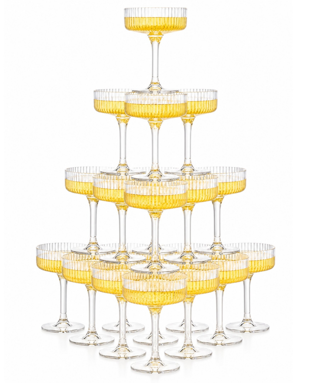 Click here for The Wine Savant Stackable Acrylic Wedding Coupe Gl... prices