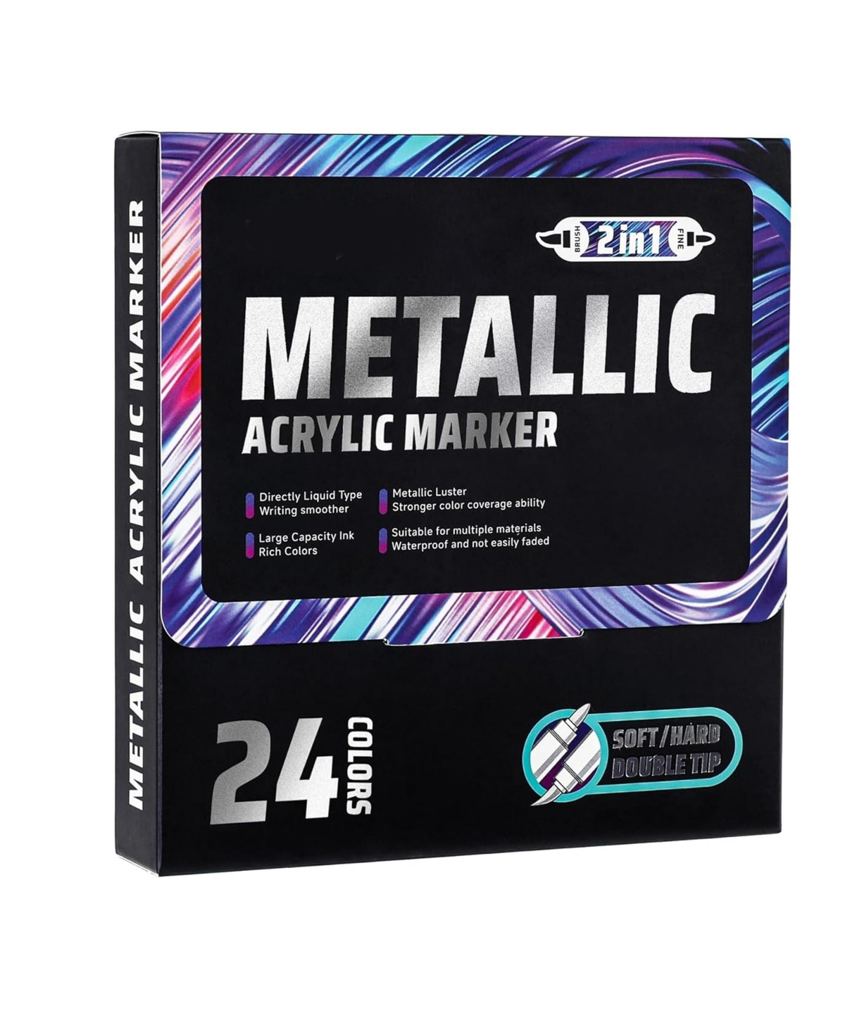 Click here for Htutwoo 24 Colors Direct-Liquid Metal Acrylic Mark... prices