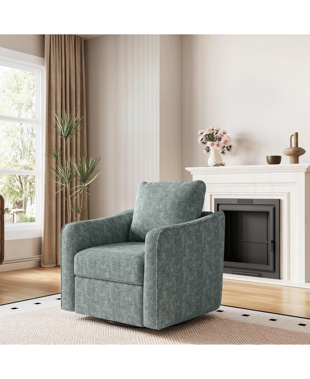 Click here for gaomon Swivel Accent Chair for Living Room Comfy S... prices