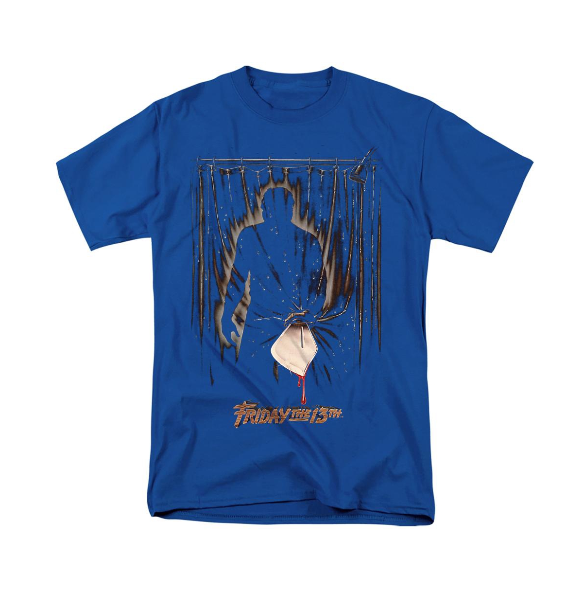 Click here for Friday The 13th Mens Part Poster T-Shirt - Royal prices