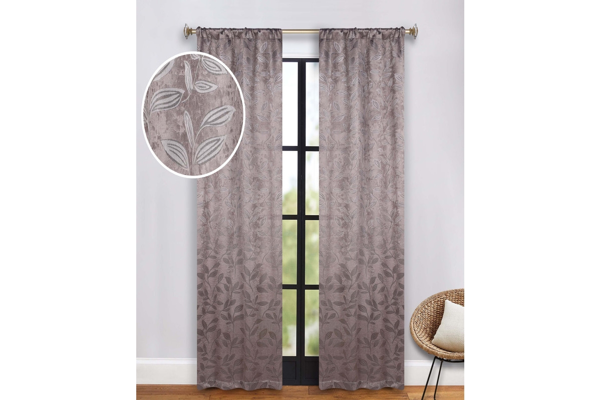 Click here for Superior Leaves Machine Washable Room Darkening Bl... prices