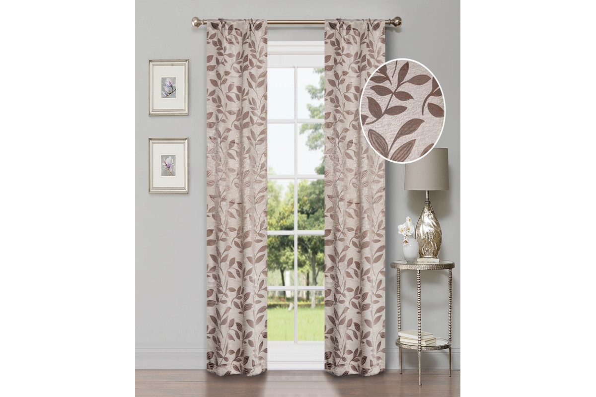 Click here for Superior Leaves Machine Washable Room Darkening Bl... prices