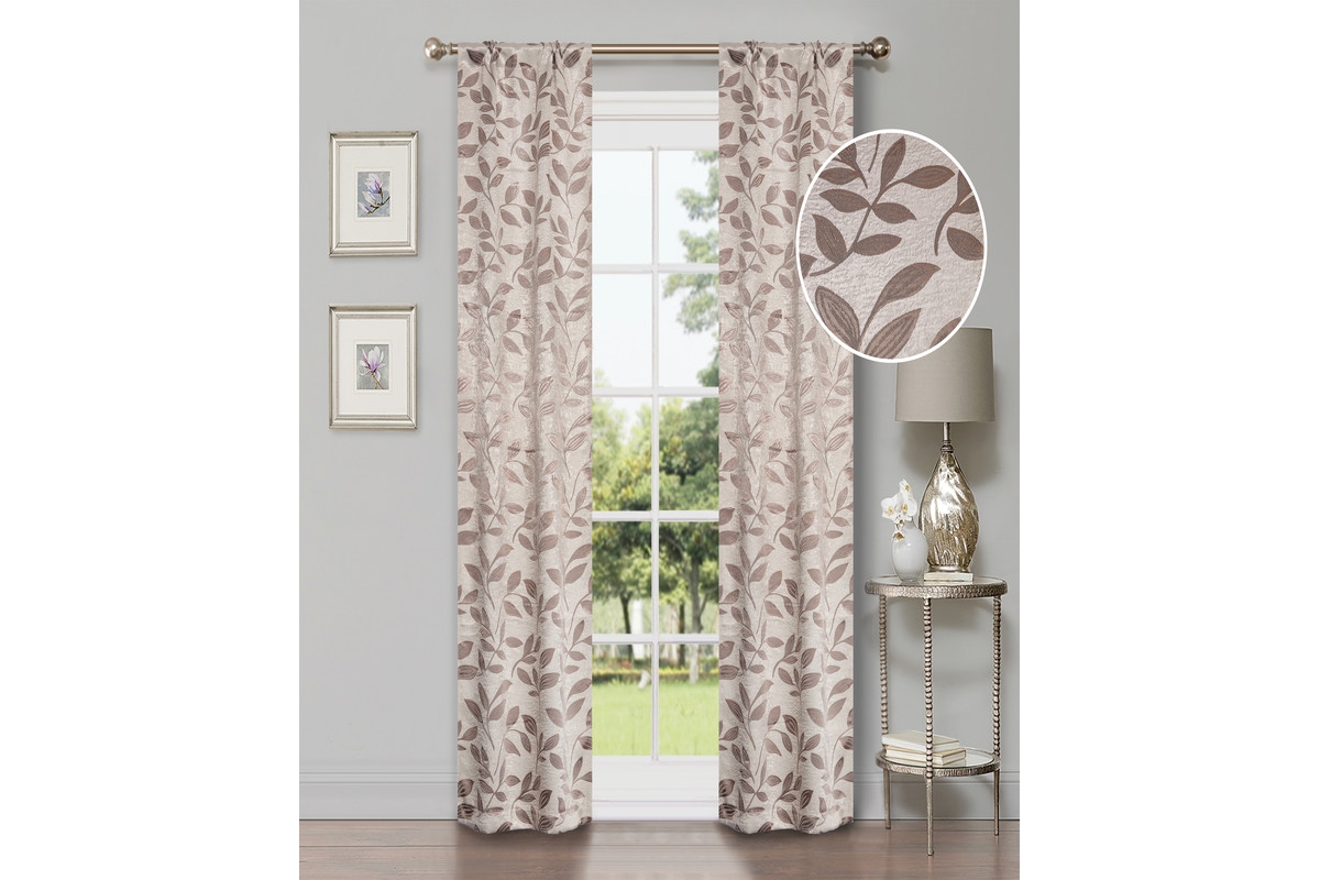 Click here for Superior Leaves Machine Washable Room Darkening Bl... prices