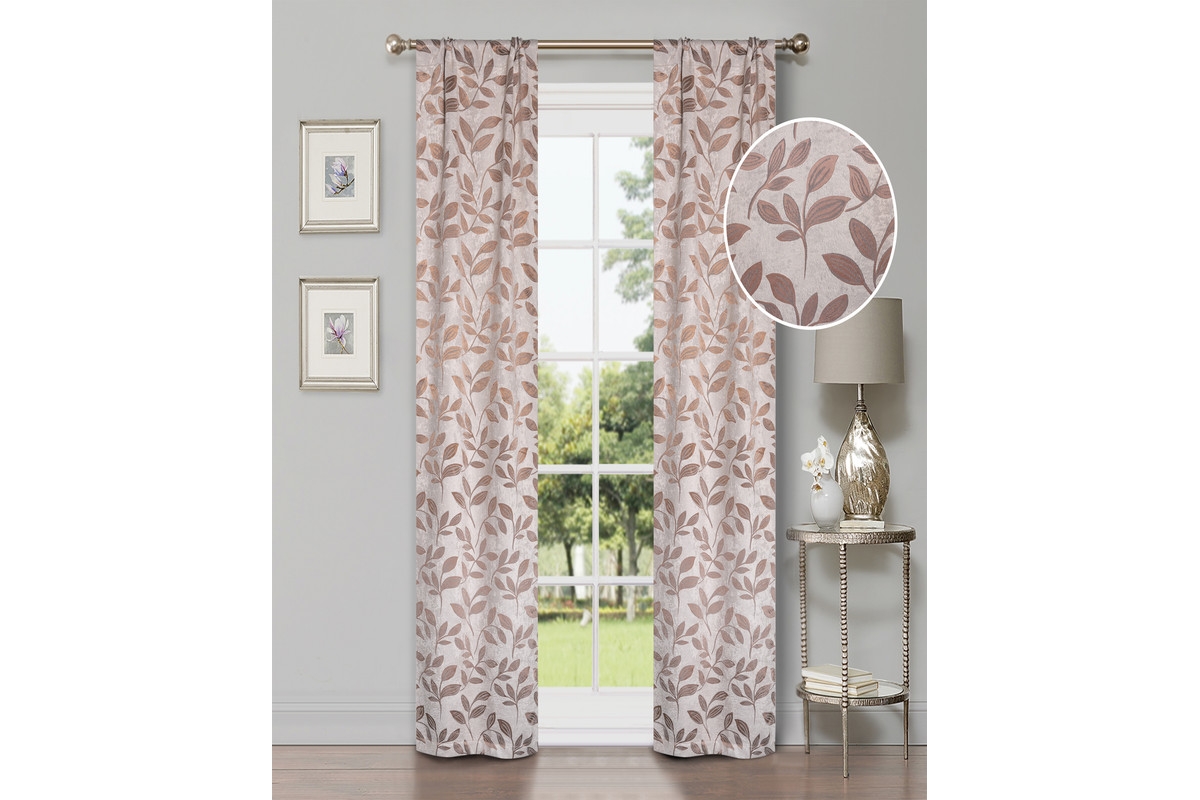 Click here for Superior Leaves Machine Washable Room Darkening Bl... prices
