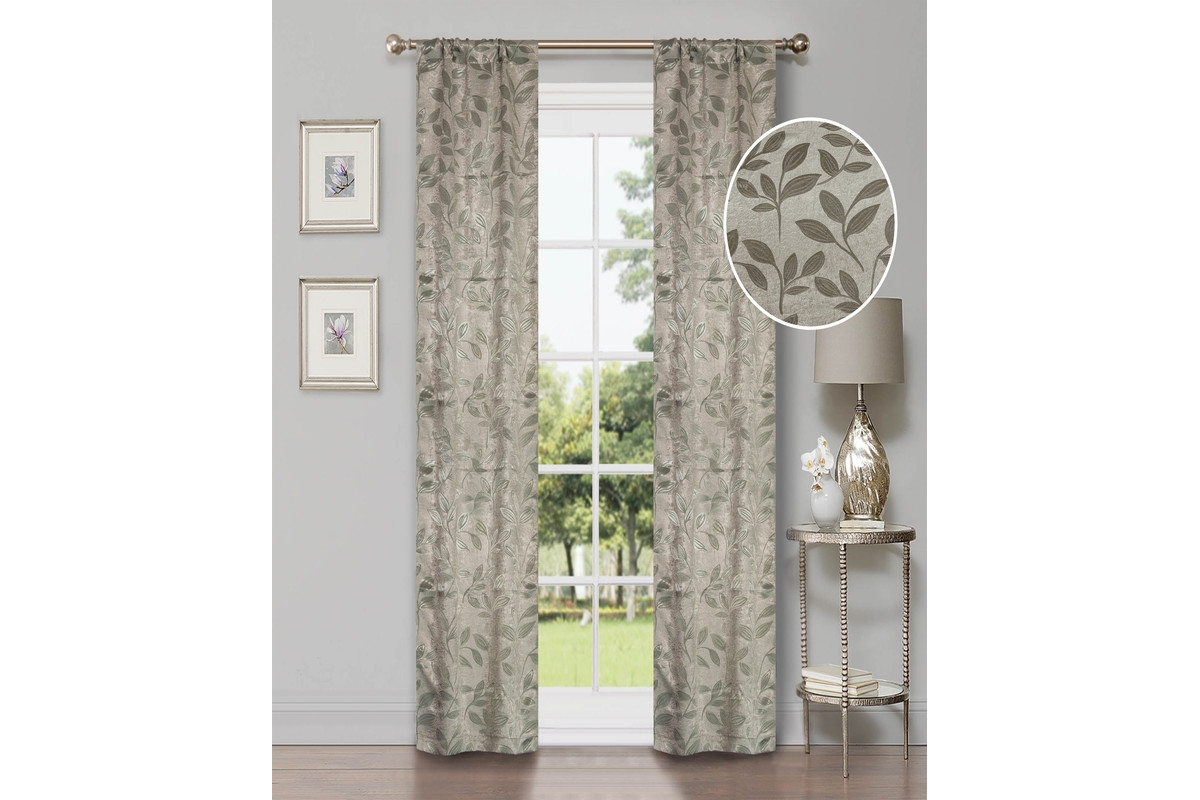 Click here for Superior Leaves Machine Washable Room Darkening Bl... prices