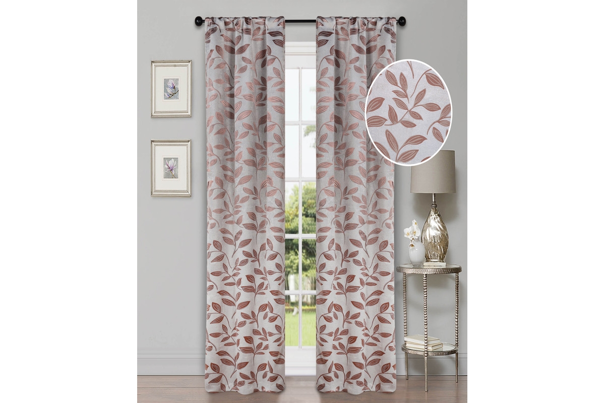 Click here for Superior Leaves Machine Washable Room Darkening Bl... prices