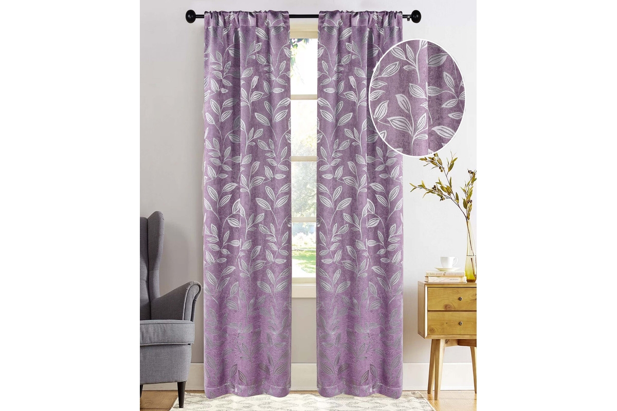Click here for Superior Leaves Machine Washable Room Darkening Bl... prices