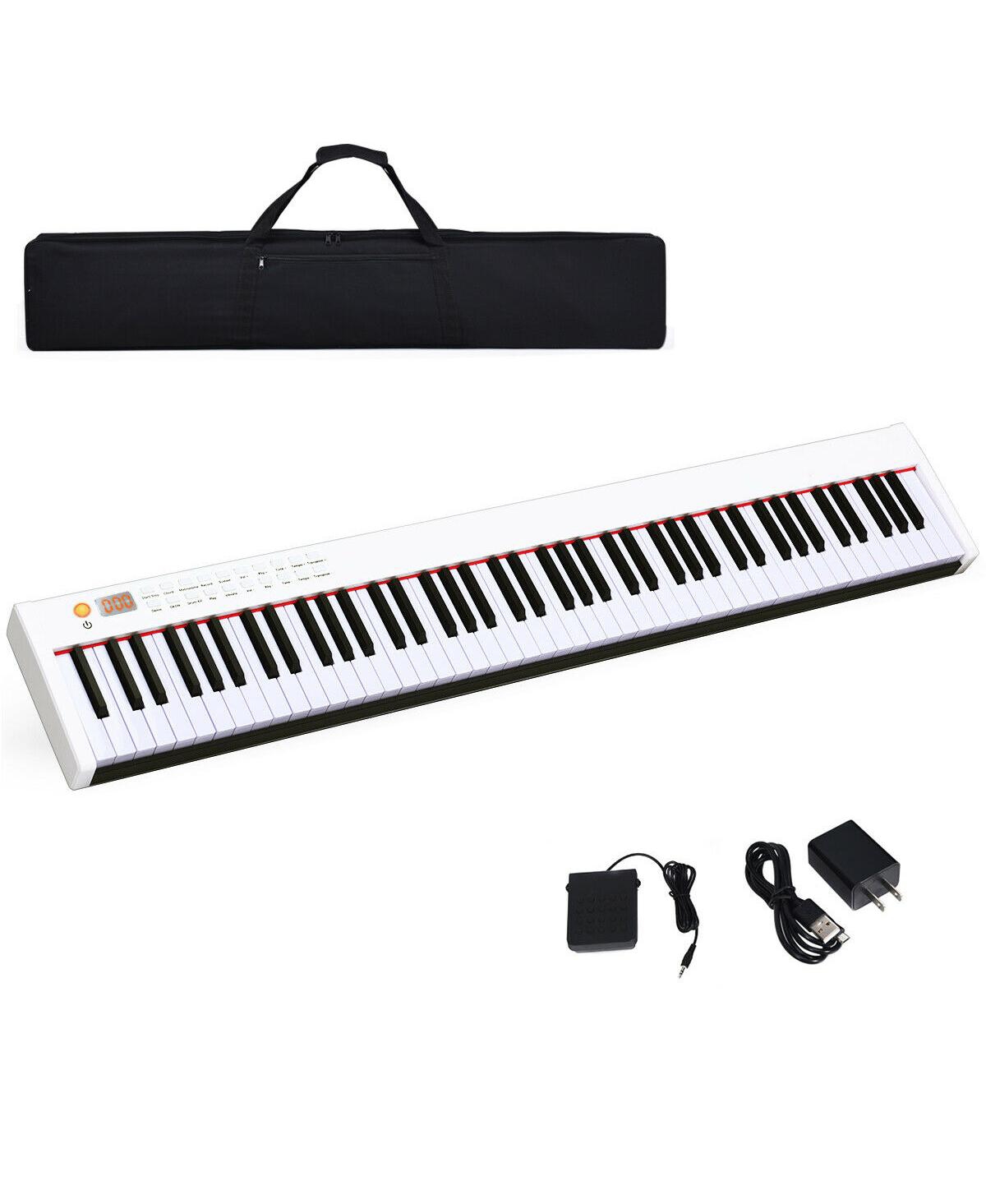 Click here for Costway Bx- 88 Key Digital Piano Midi Keyboard - W... prices