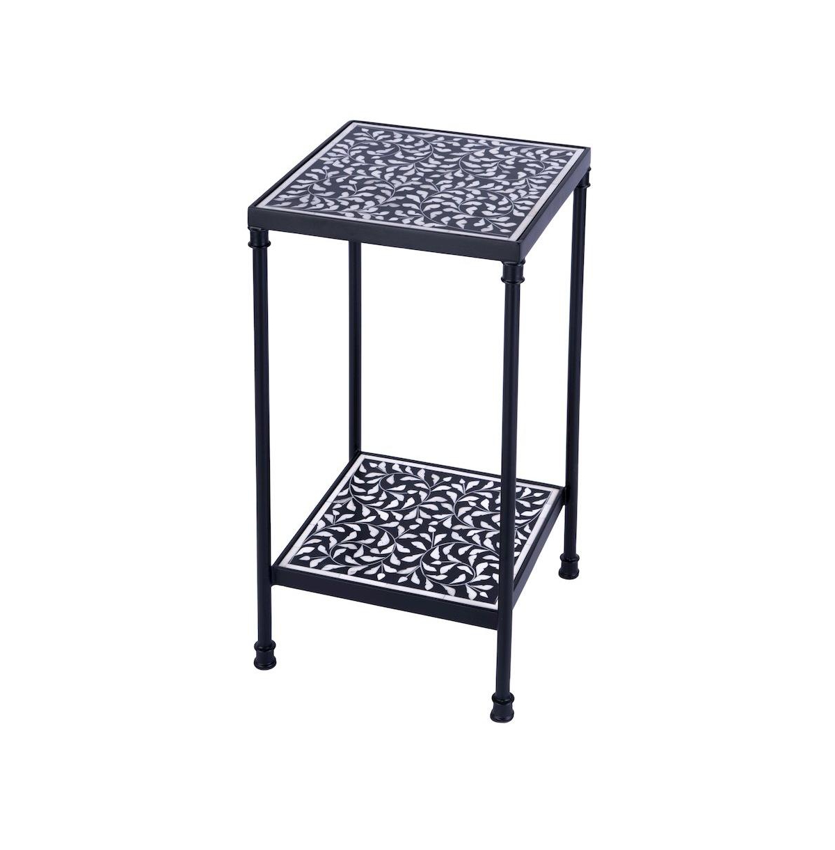 Click here for Butler Specialty Lana Resin and Bone Inlay Side Ta... prices