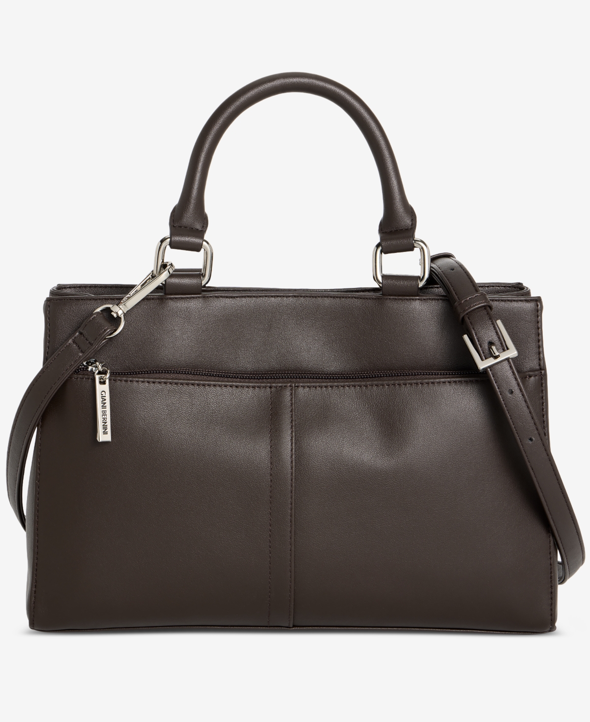Click here for Giani Bernini Nappa Leather Front Zip Crossbody  E... prices