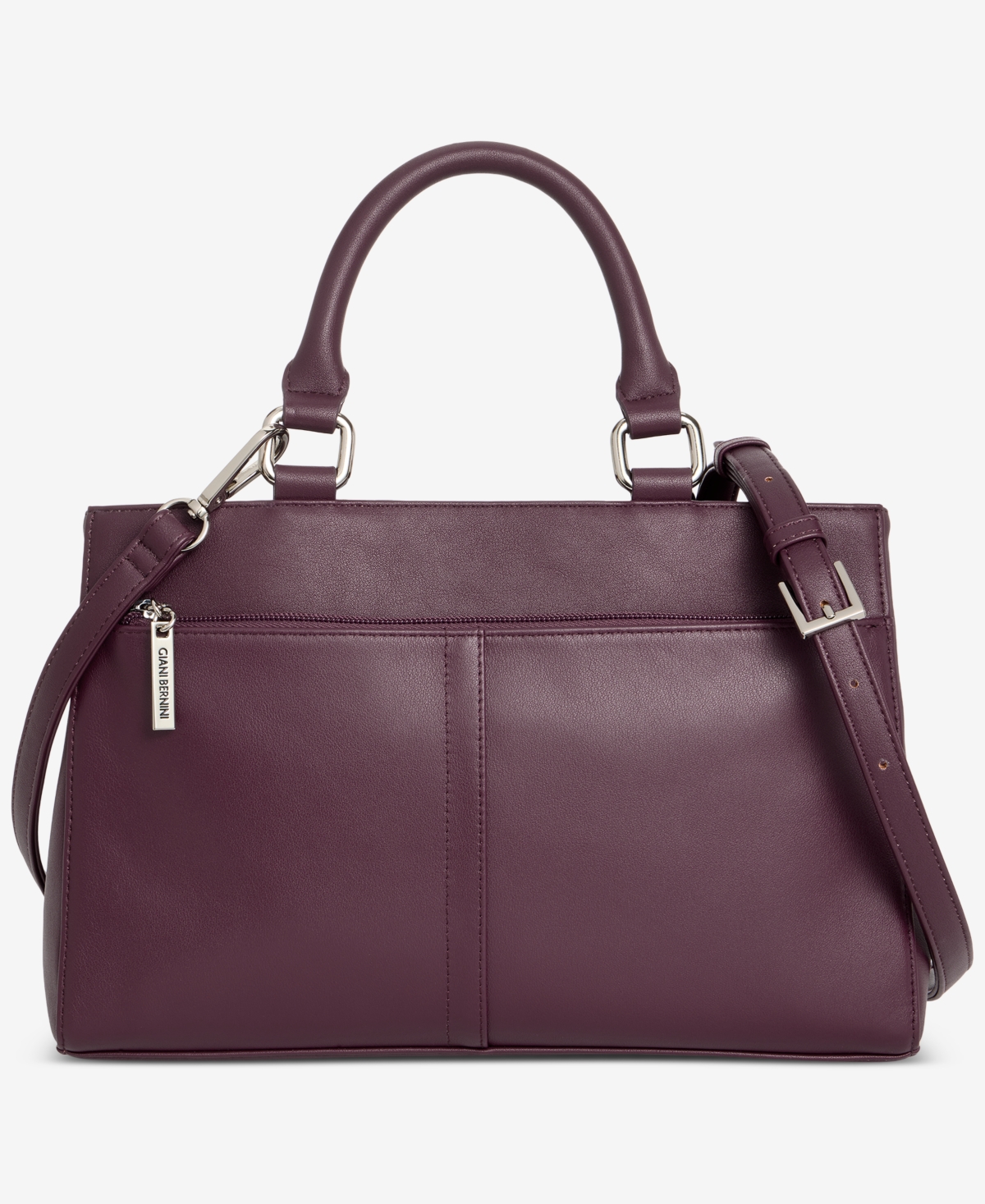 Click here for Giani Bernini Nappa Leather Front Zip Crossbody  E... prices