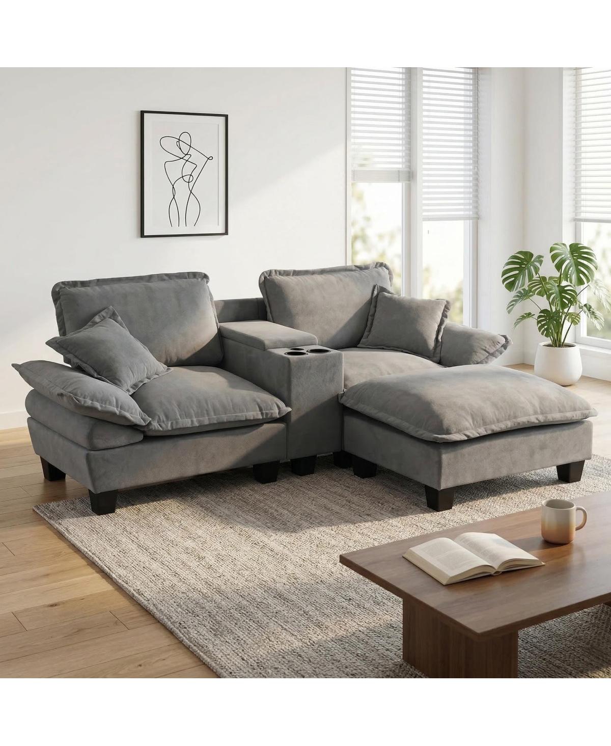 Click here for Streamdale Furniture Modular Cloud L-Shape Sofa w/... prices