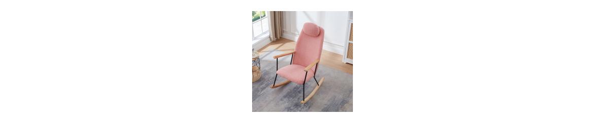 Click here for Flynama Teddy Fabric Rocking Chair with Adjustable... prices