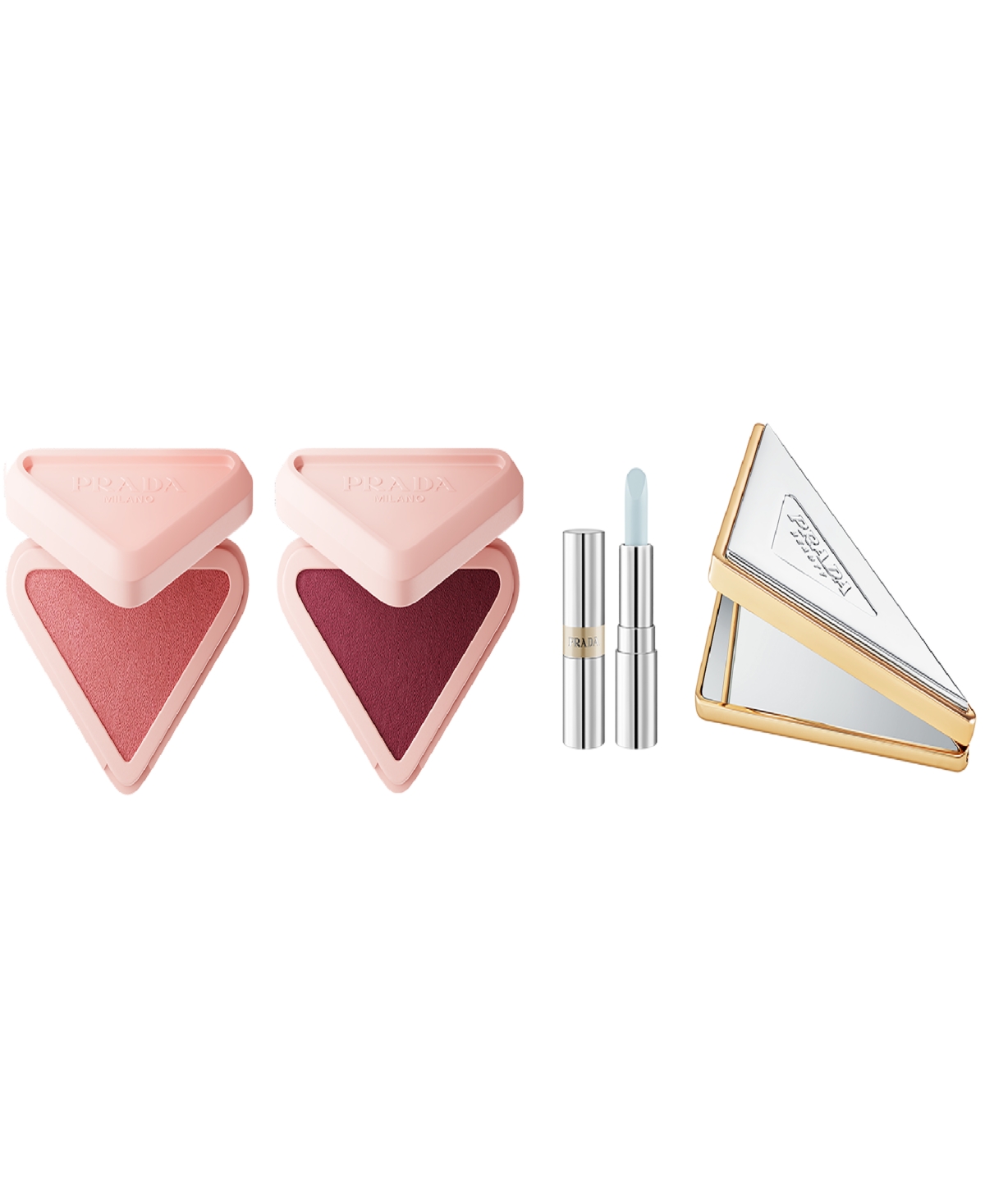 Click here for Prada Beauty 4-Piece Blush and Lip Balm Bundle Set prices