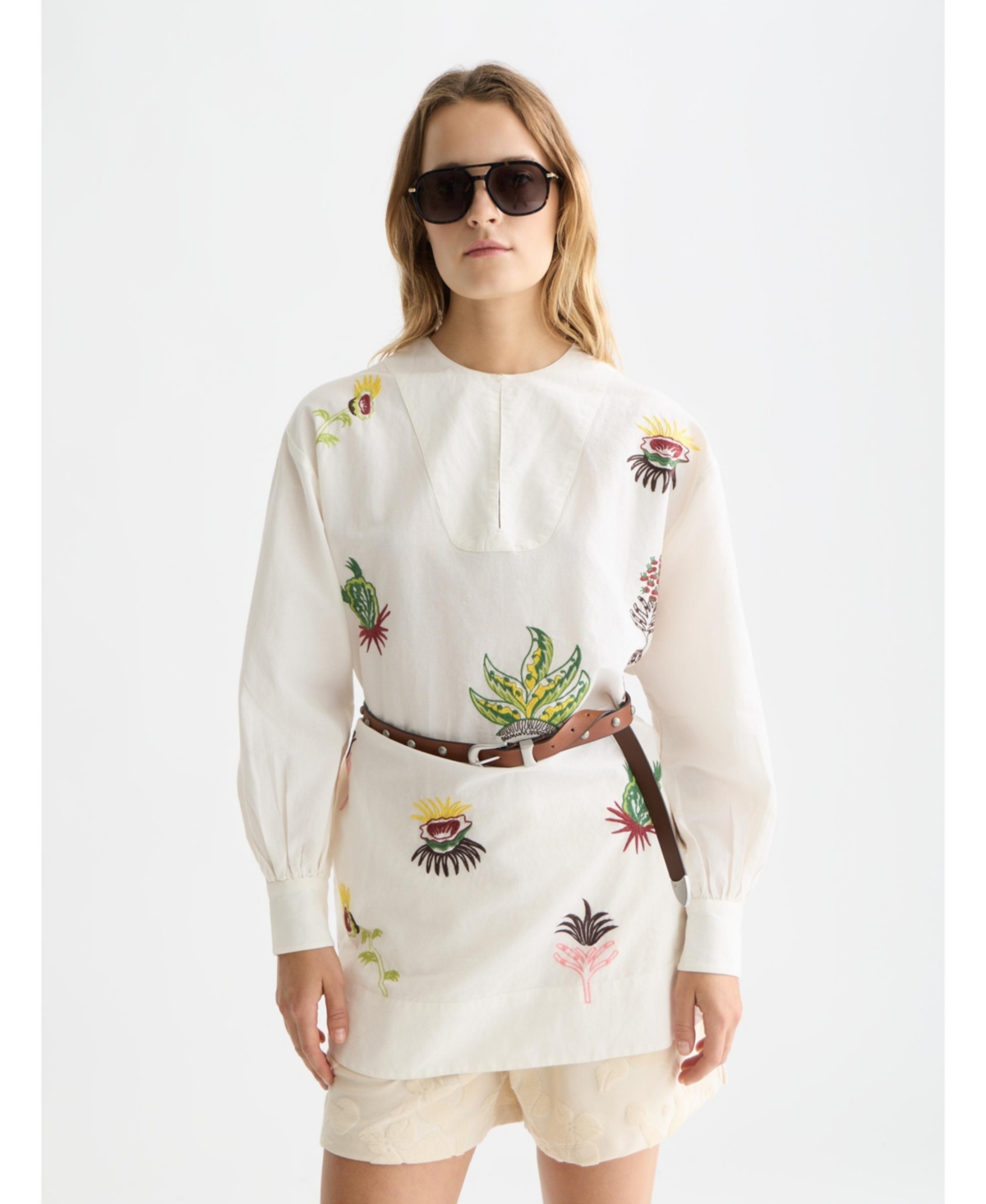 Click here for Scotch & Soda Womens Embroidered Long Sleeve Cotto... prices