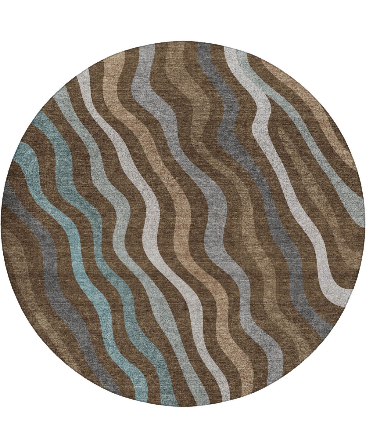 Click here for Dalyn Kenner KN4 8x8 Round Area Rug - Brown prices
