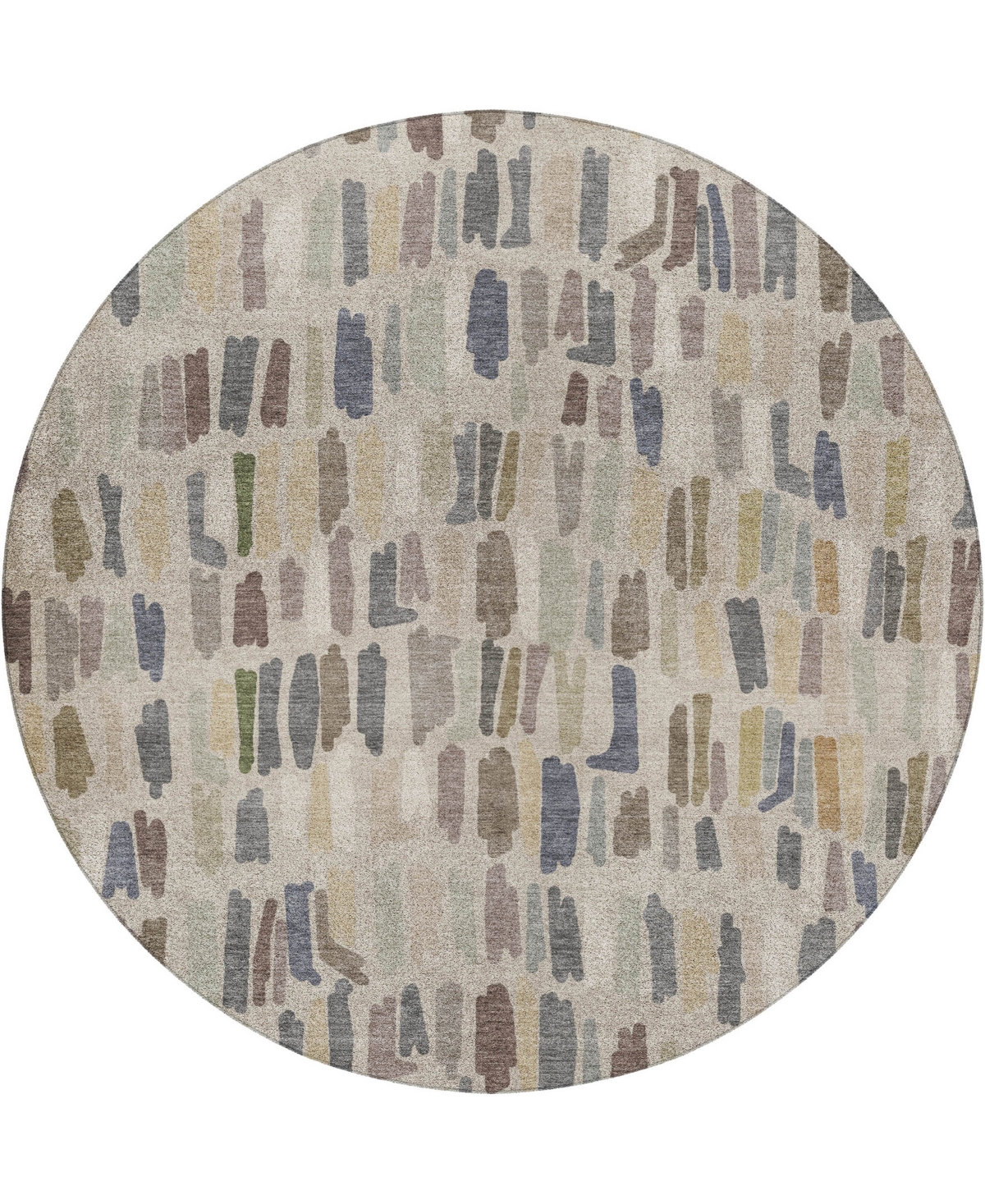Click here for Dalyn Kenner KN5 8x8 Round Area Rug - Ivory prices