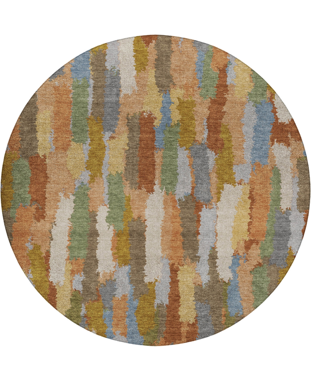 Click here for Dalyn Kenner KN6 8x8 Round Area Rug - Orange prices