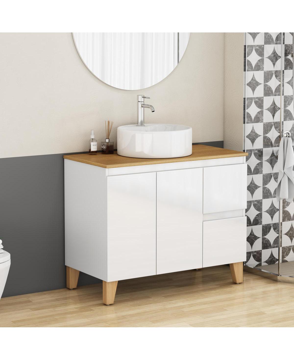 Click here for Sillysis Freestanding Bathroom Vanity with Sink  M... prices