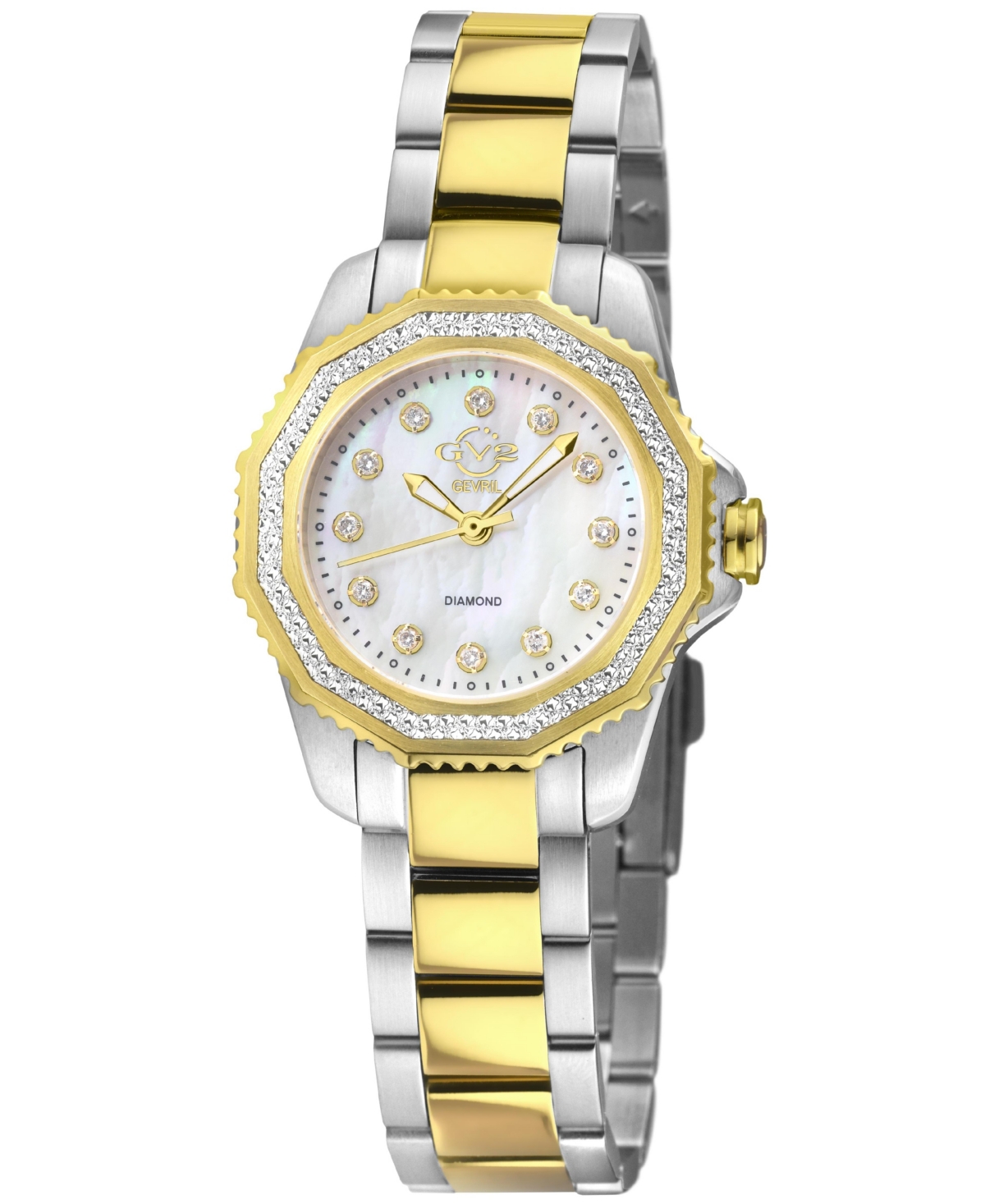 Click here for GV2 by Gevril Womens Cortina Swiss Quartz Diamond... prices