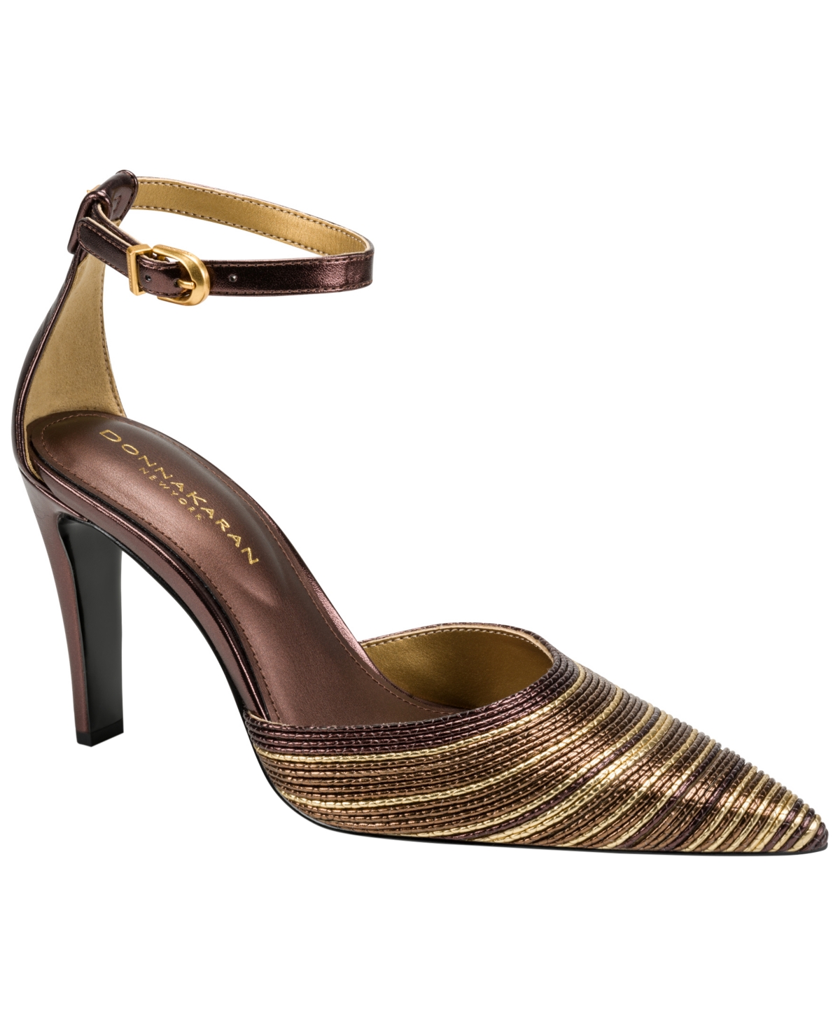 Click here for Donna Karan New York Womens Patricia Ankle Strap P... prices