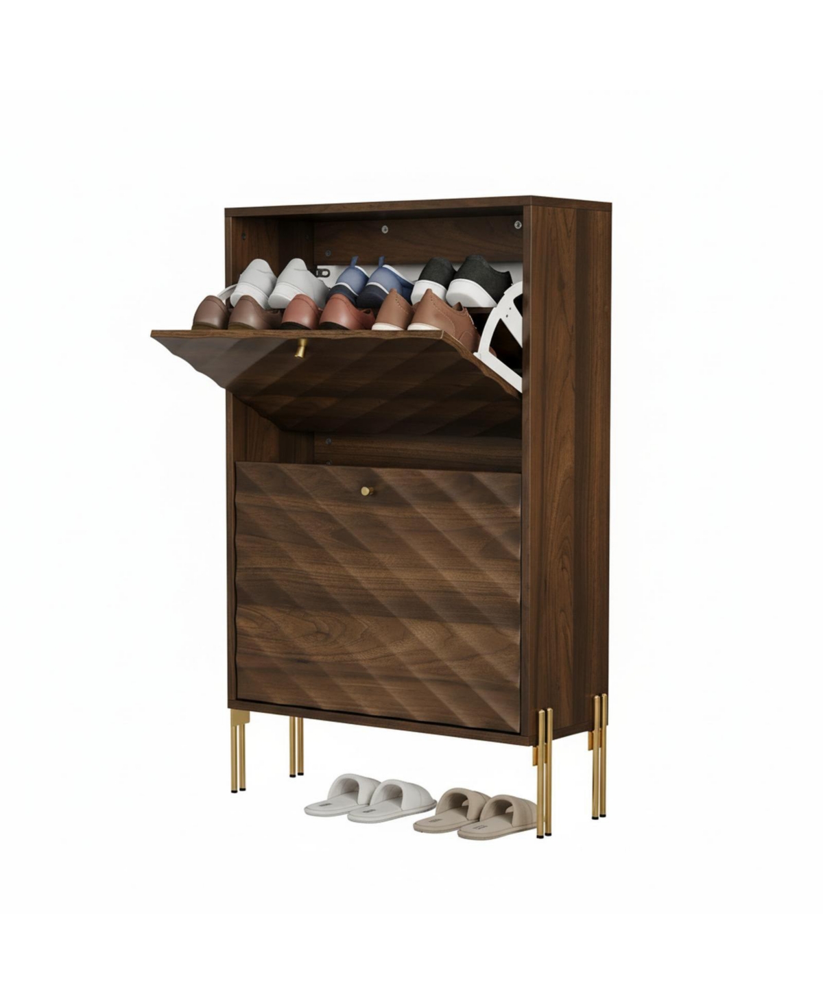 Click here for Yigii Shoe Cabinet Entryway Narrow Storage Solid W... prices