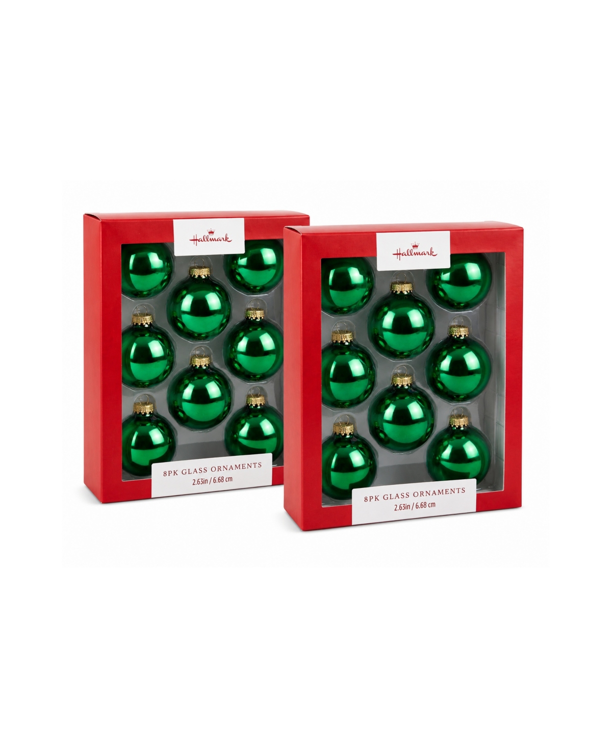 Click here for Hallmark Holiday 16-Piece Glass Ball Ornaments - G... prices
