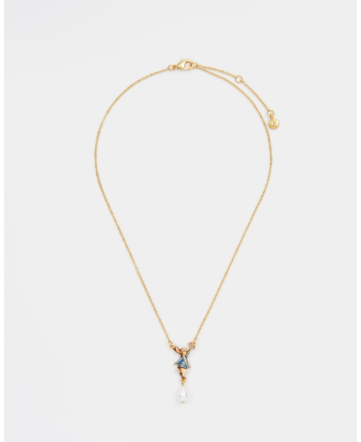 Click here for Fable England Peter Rabbit Butterfly Pearl Drop Ne... prices