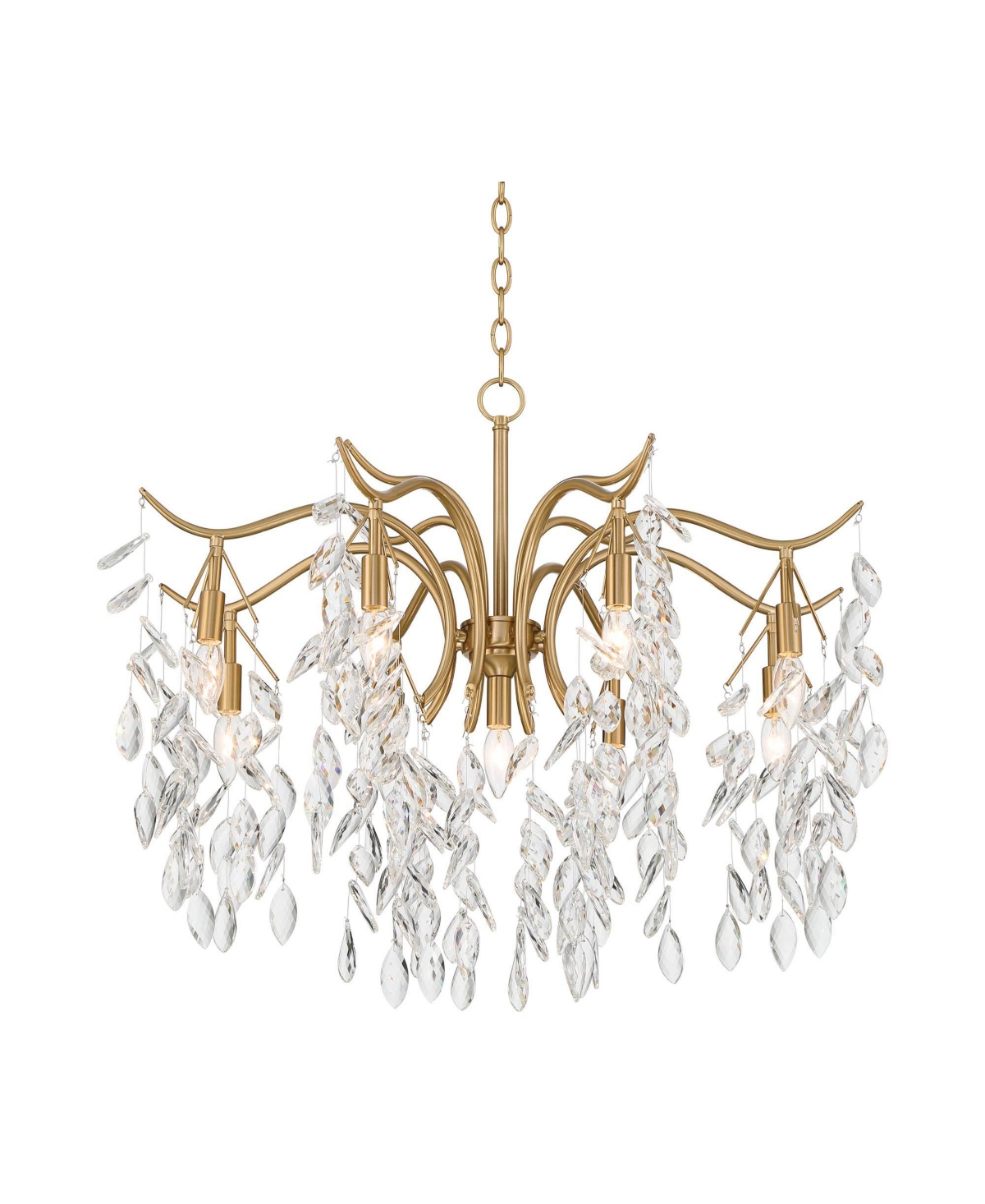 Click here for Vienna Full Spectrum Rysa Warm Brass Chandelier Mo... prices