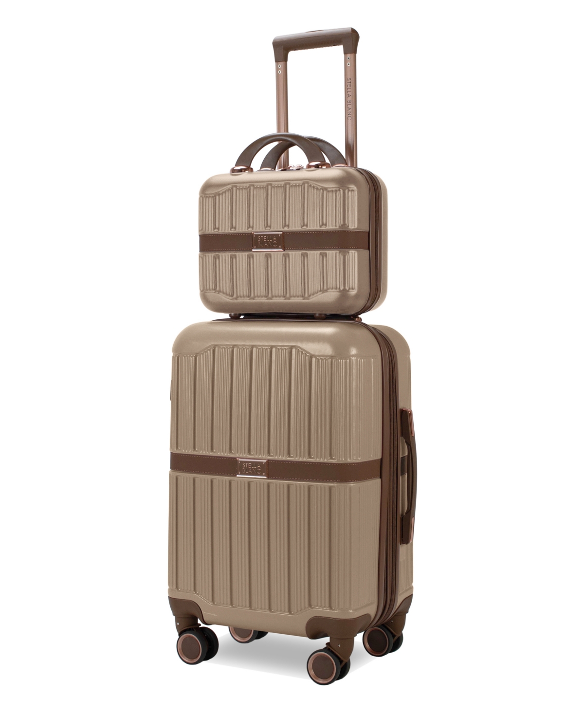 Click here for Stella Blanc Dakota 2-Pc. Hardside Luggage Set - T... prices