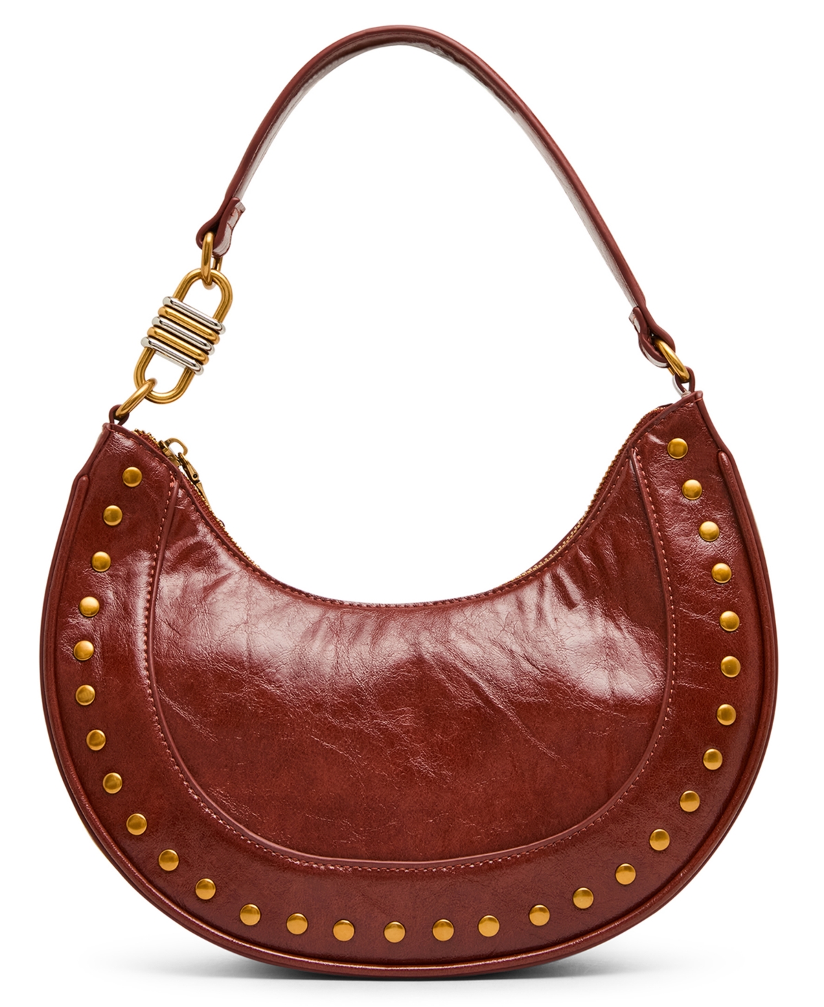 Click here for Steve Madden BLiamm Studded Mini Shoulder Bag - Ru... prices
