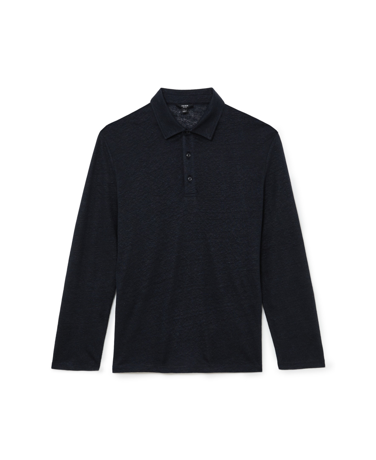 Click here for Reiss Mens Pembroke Linen Polo Shirt - Navy prices