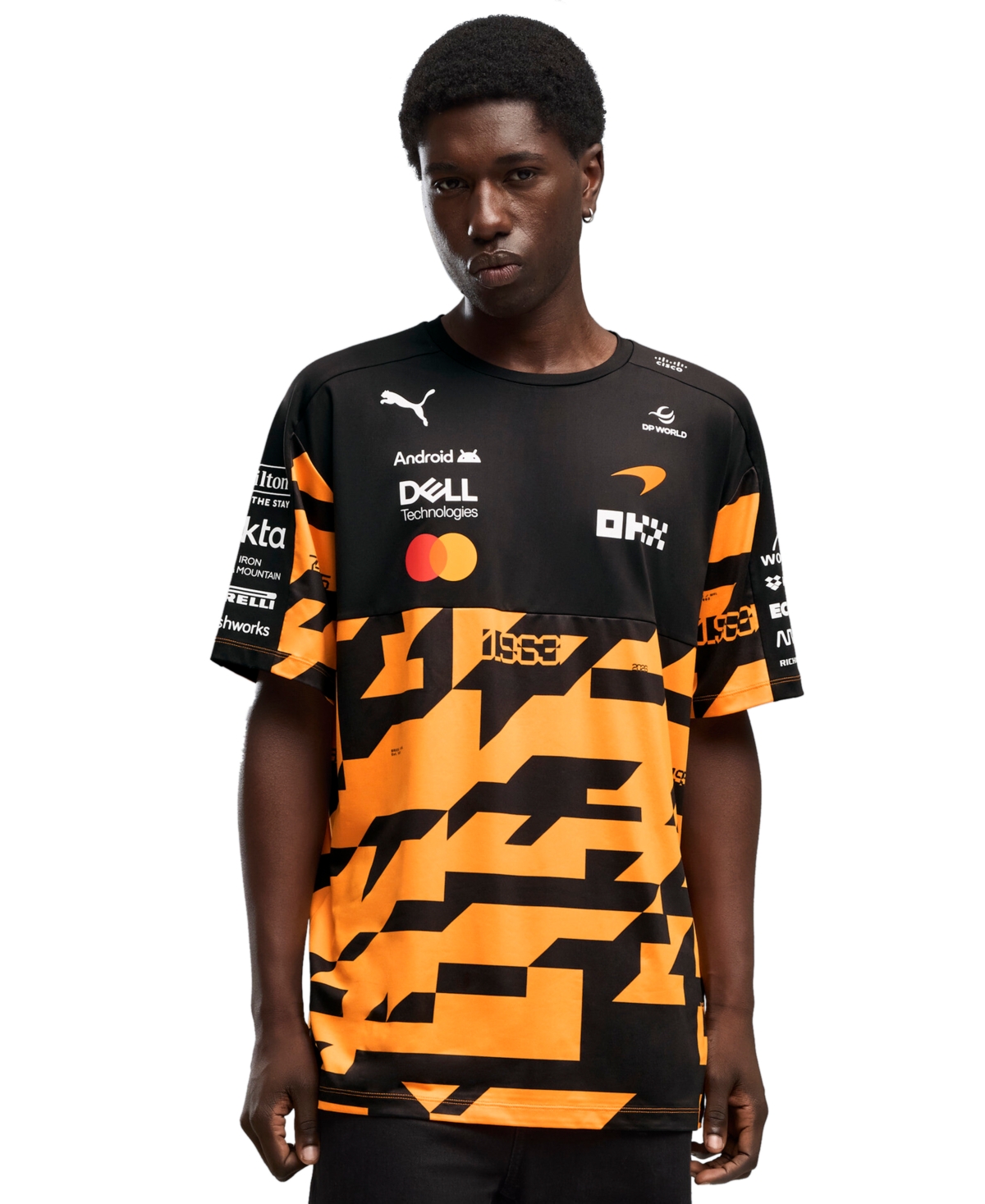 Click here for Puma Mens McLaren Regular-Fit T-Shirt - Papaya prices